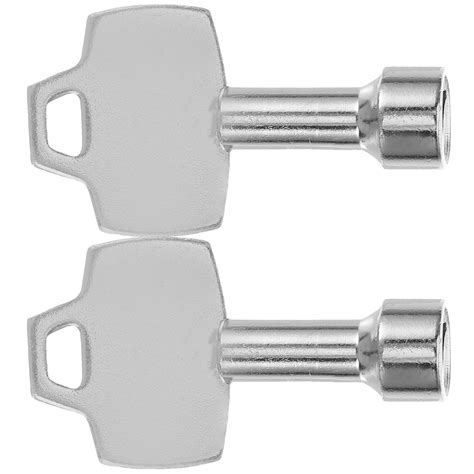 2 Pcs Trash Can Key Garbage Can Trash Can Door Key Water Spigot Key Security Keys Keys For Trash