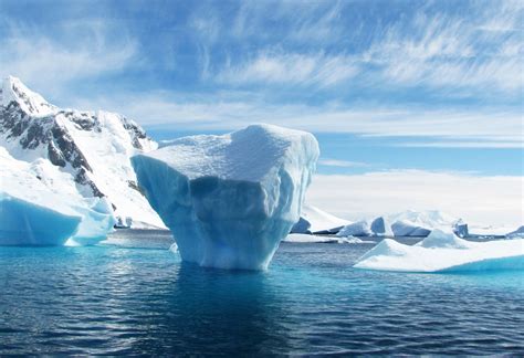 Wallpaper Landscape Iceberg Arctic Freezing Melting Glacier