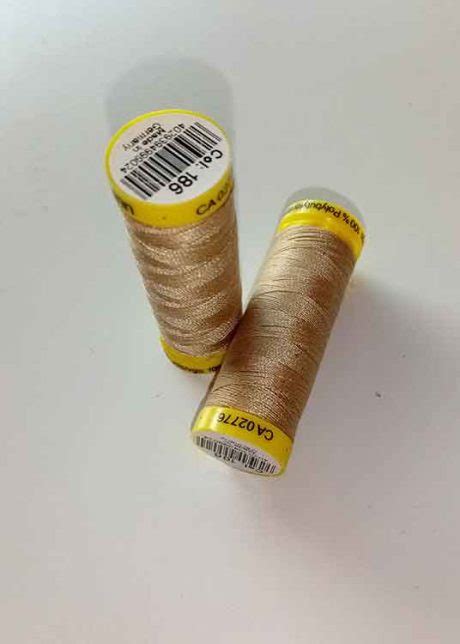 Gutermann Maraflex Elastic Thread Col 186 Beige Sew Irish