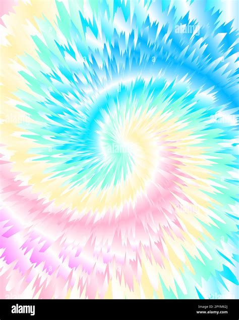 Abstract Festive Colorful Background Pastel Rainbow Tie Dye Pattern Vector Illustration Crazy
