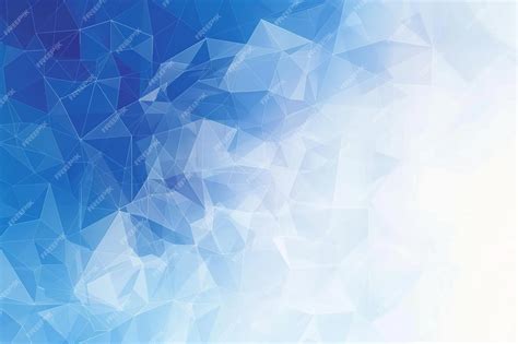 Modern Geometric Blue Gradient Background Premium Ai Generated Image