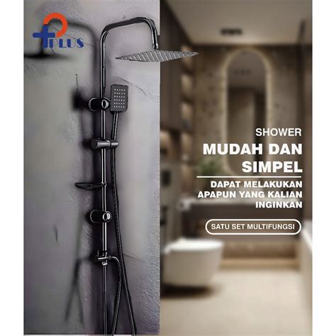Jual Pplus Shower Kamar Mandi 1 Set Kran Cabang Shower Mandi Set Stenlismandi Shower Set