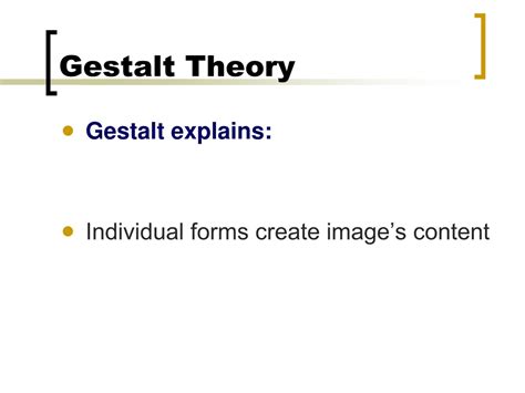 Ppt Sensual And Perceptual Theories Powerpoint Presentation Free