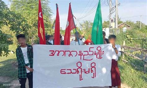 တန့်ဆည် ပင်မသပိတ် စစ်ကြောင်းက အာဇာနည်နေ့ အထိမ်းအမှတ် အဖြစ် စစ်အာဏာရှင
