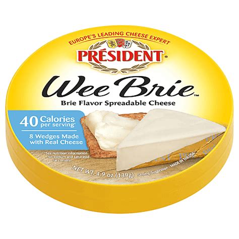 President Brie Flavor Spreadable Cheese 4 9 Oz Shop Yoders Country
