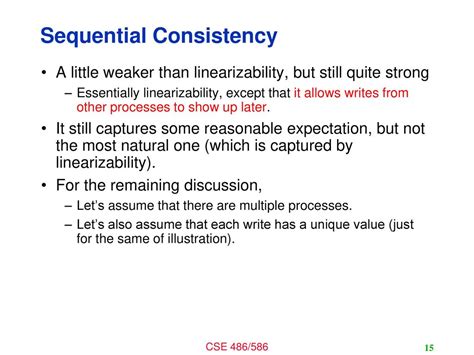 Cse 486586 Distributed Systems Consistency Ppt Download
