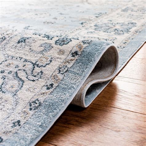 Safavieh Isabella Isa940m 9 X 12 Light Blue And Cream Area Rug