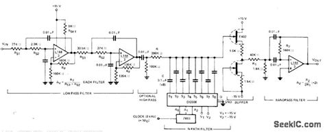 1khzbandpasshighq Filtercircuit Basiccircuit Circuit