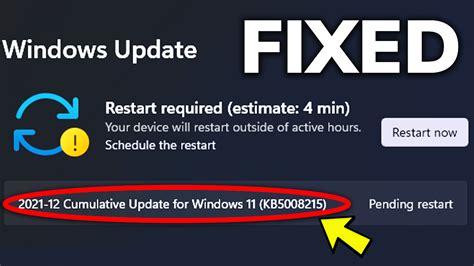 Fix Updates Wont Install In Windows 11 Windows Update Error