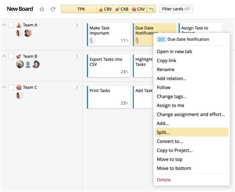 Split Entities Targetprocess Enterprise Agility Solution
