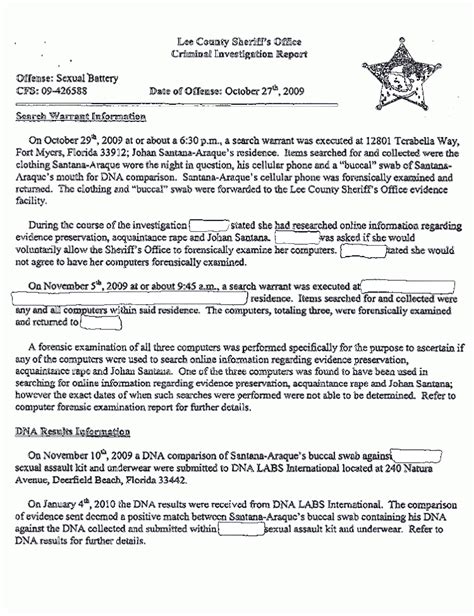 Santana Had Sex With Accuser The Smoking Gun