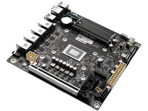 Compact Mini ITX Motherboard With Ryzen HS Processor Four GbE LAN Ports And SATA