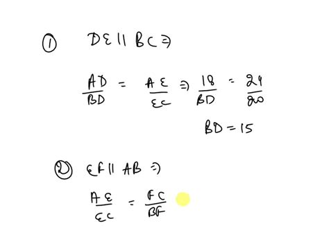 SOLVED Theorem A Line Parallel To One Side Of A Triangle Divides The Other Two Proportionately