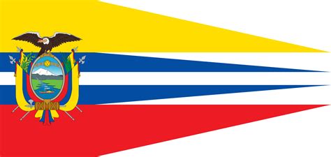 Flag Of Ecuador Nonrectangular Shape Rvexillology