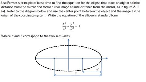 Solved Use Fermat S Principle Of Least Time To Find The Chegg