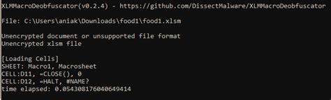 Extractmacros Of Vbaparser Doesnt Extract Macrosheet Code Anymore