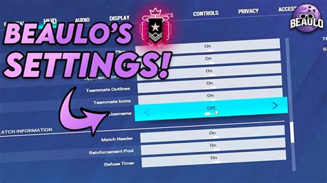 You Need These Settings For Rainbow Six Siege Youtube