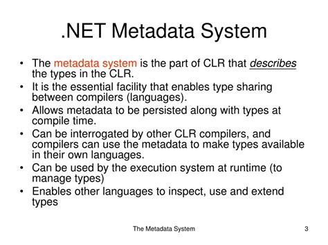 Ppt The Metadata System Powerpoint Presentation Free Download Id