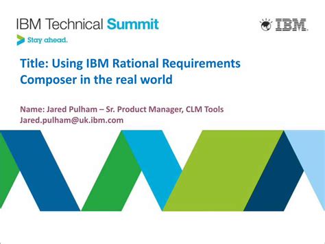 Pdf 6 Using Ibm Rational Requirements Composer In The Real World