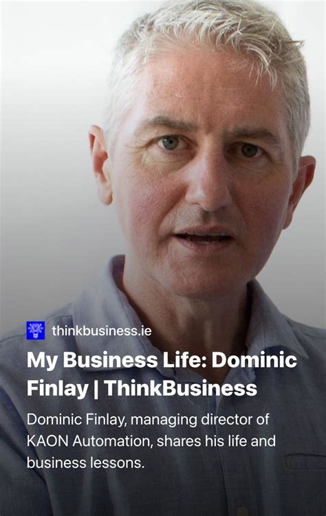 Kaon Automation On Linkedin Kaon Thinkbusiness Dominicfinlay