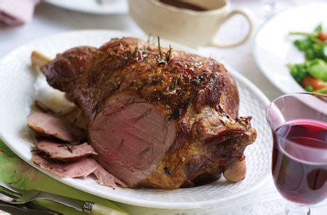 Roast Leg Of Lamb With Redcurrant Glaze Tesco Real Food