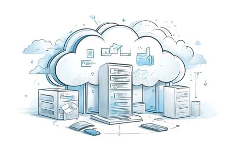 The Importance Of Remote Data Storage Stock Illustration Illustration Of Future Digital