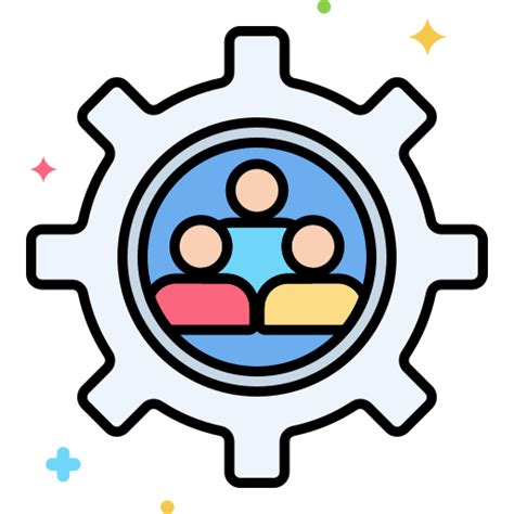 Icono De Recursos Humanos Flaticons Lineal Color
