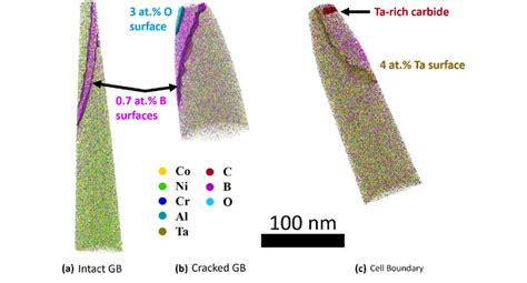 Reconstructed Volumes Of Apt Samples Extracted From An Intact Grain