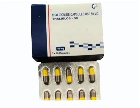 50mg Thalidomide Capsules Usp At ₹ 322stripe Thalomid In Surat Id