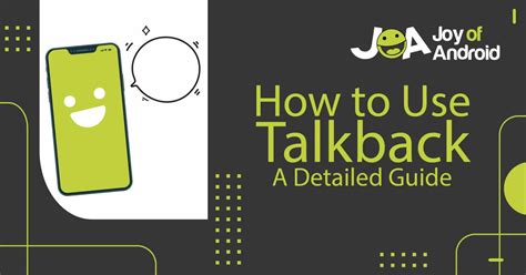How To Use Talkback A Detailed Guide Joyofandroid
