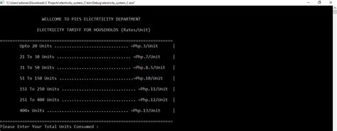 Electricity Bill System Project In C With Source Code
