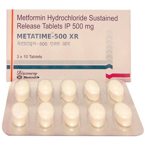 metatime 500 xr tablet 10 s price uses side effects composition