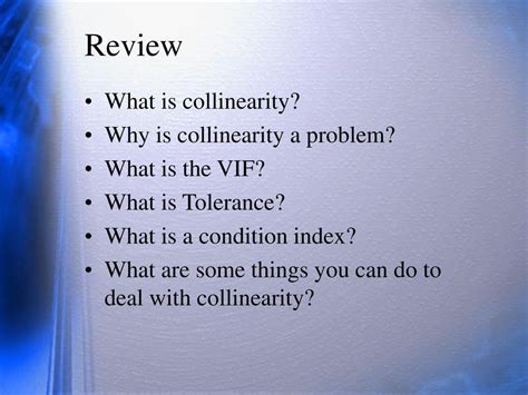 The Problem Of Large Correlations Among The Independent Variables Ppt
