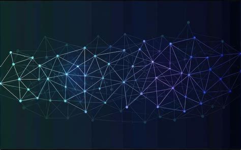 Premium Photo Abstract Polygonal Vector Science Background With Connecting Dots And Lines