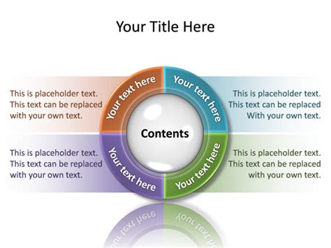 PowerPoint Slide Cycle Arrows Diagram Multicolor Cycle Arrows TG CrystalGraphics Com