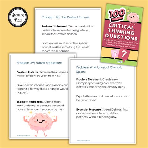 Critical Thinking Questions Your Therapy Source