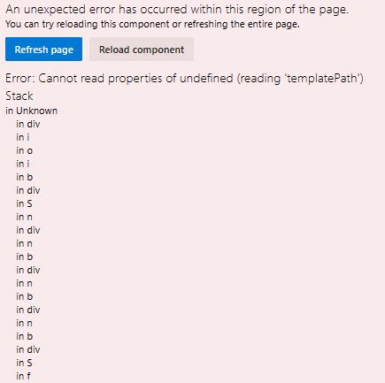 Azure Pipeline Error Cannot Read Properties Of Undefined Reading TemplatePath Azure