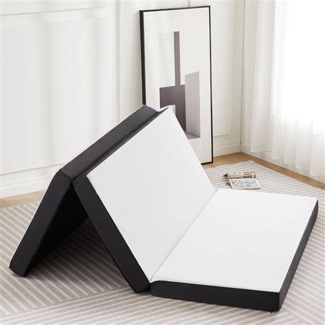 Sweetcrispy Tri Fold Memory Foam Mattress 4 Inch Single