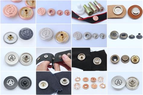 Custom Snaps And Buttons Logo Snap Fasteners Clothingtagscn