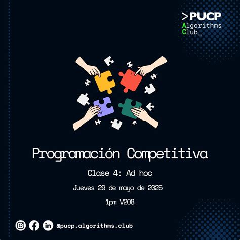 Pucp Algorithms Club Pucp Algorithms Club • Instagram Photos And Videos