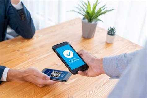 modern shopping lifestyle with smartphone application entity stock