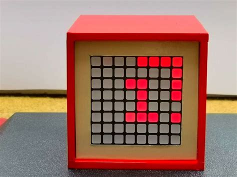 Arduino Buttonless Led Matrix Clock With Adxl335 Sensor Project