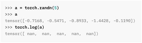 Pytorch Example Code For The Log Function From The Documentation R Programmerhumor