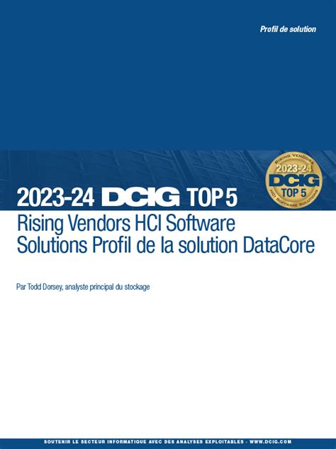 Hci Software Solution Top 5 Meilleurs Fournisseurs Datacore