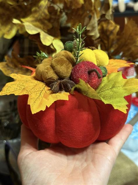 Тыква ручная работа — цена 400 грн в каталоге Декоративные элементы Купить товары для дома и