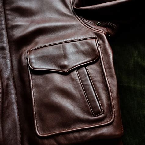 Chapal Usaaf Leather Jacket — Combray