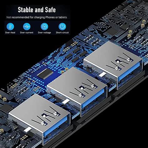 3 Port Usb 3 1 Hub Usb Splitter Adapter 1 Usb 2 0 Port 2 Usb Temu