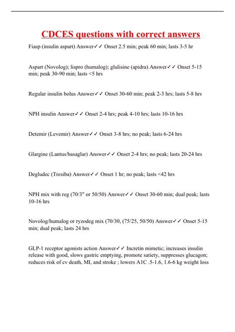 CDCES Questions With Correct Answers CDCES Stuvia US