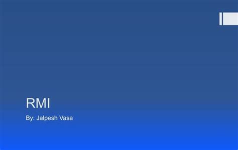 Remote Method Invocation Rmi Ppt