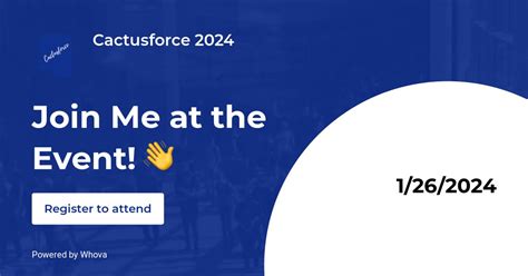 Cactusforce 2024 Registration Hosted By Whova T J Kuhn